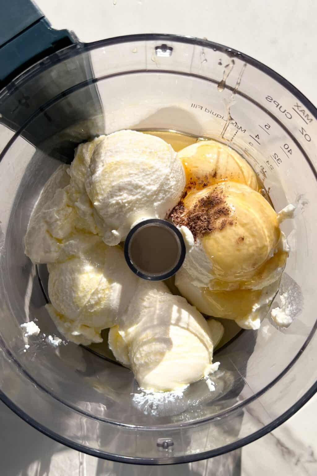Whipped Ricotta Cheese with Honey - Feasty Travels