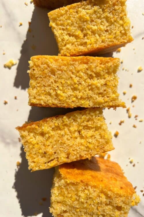 Gluten-Free Cornbread without Buttermilk - Feasty Travels