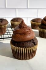 Gluten Free Chocolate Cupcakes without Butter - Feasty Travels