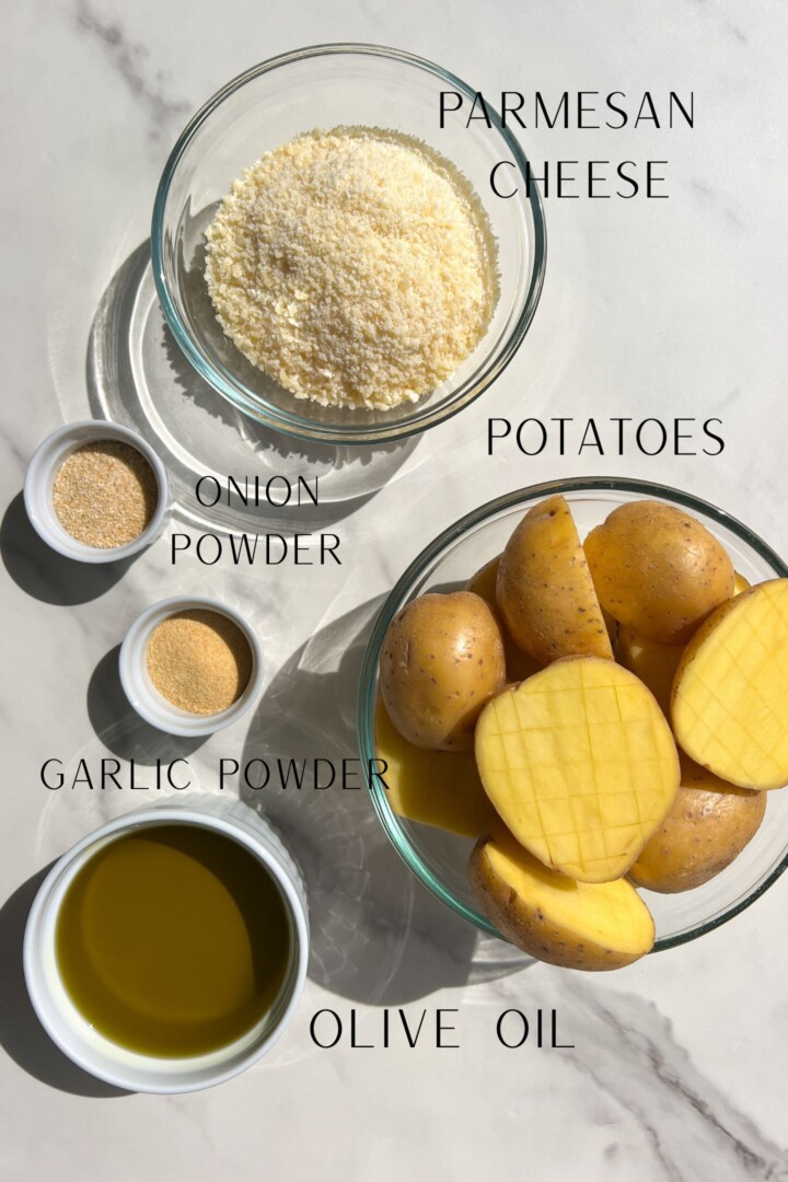 Garlic and Parmesan Potatoes Recipe (Extra Crispy) - Feasty Travels