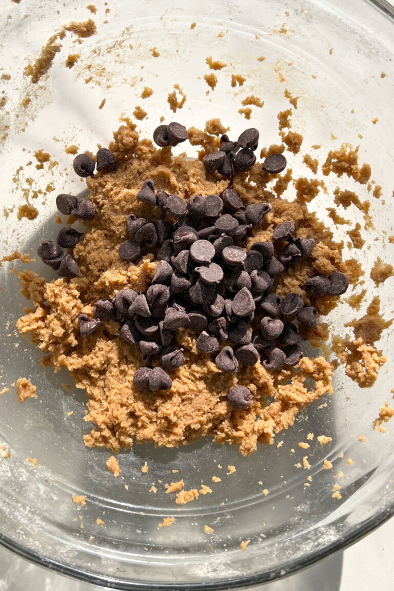 Edible Gluten-Free Cookie Dough with Protein Powder - Feasty Travels