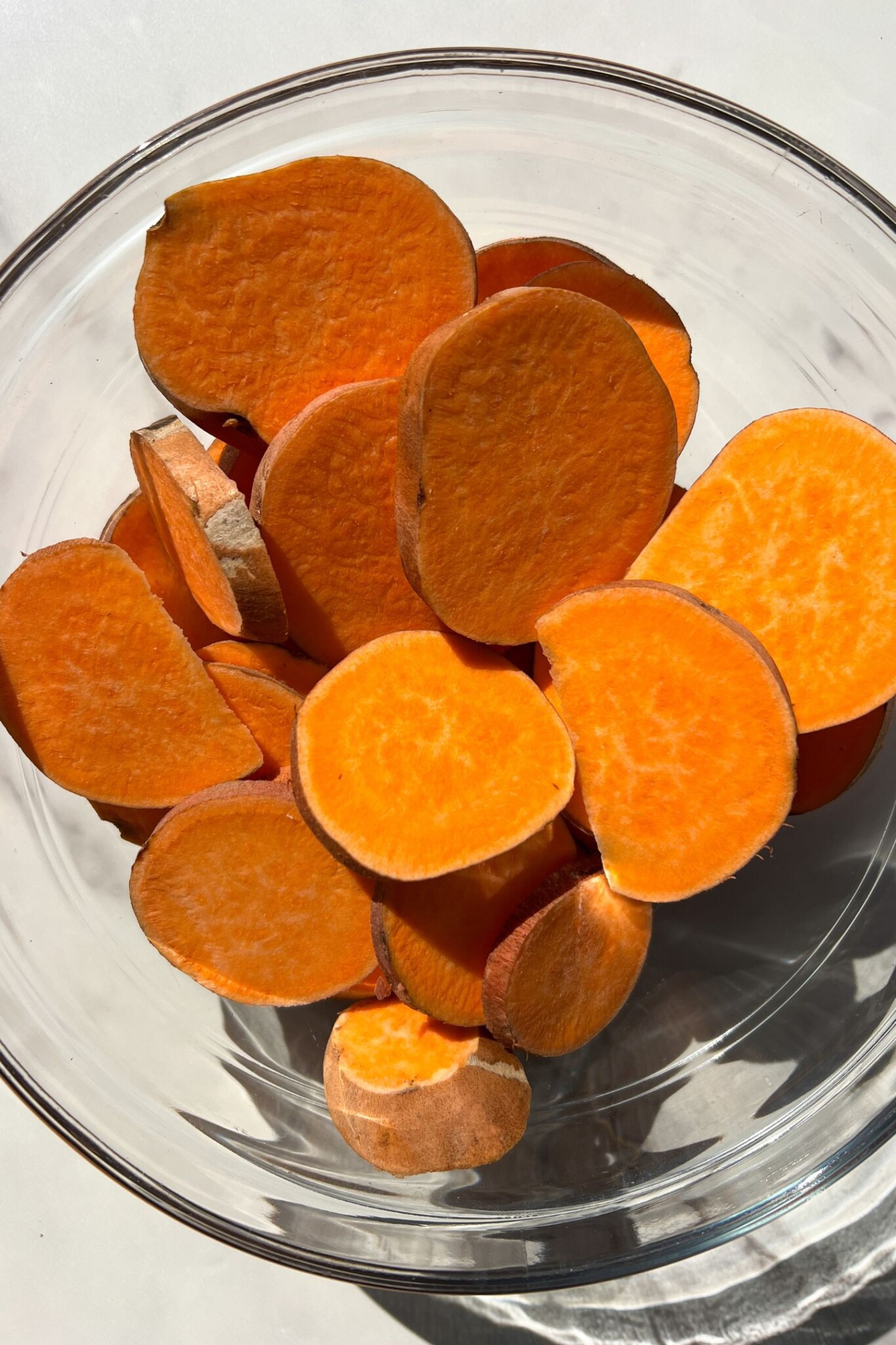 Roasted Sweet Potatoes Slices - Feasty Travels