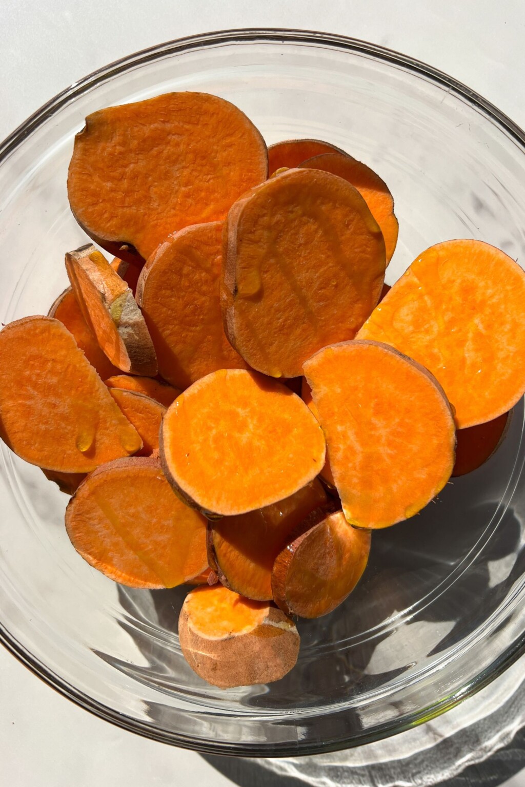 Roasted Sweet Potatoes Slices - Feasty Travels