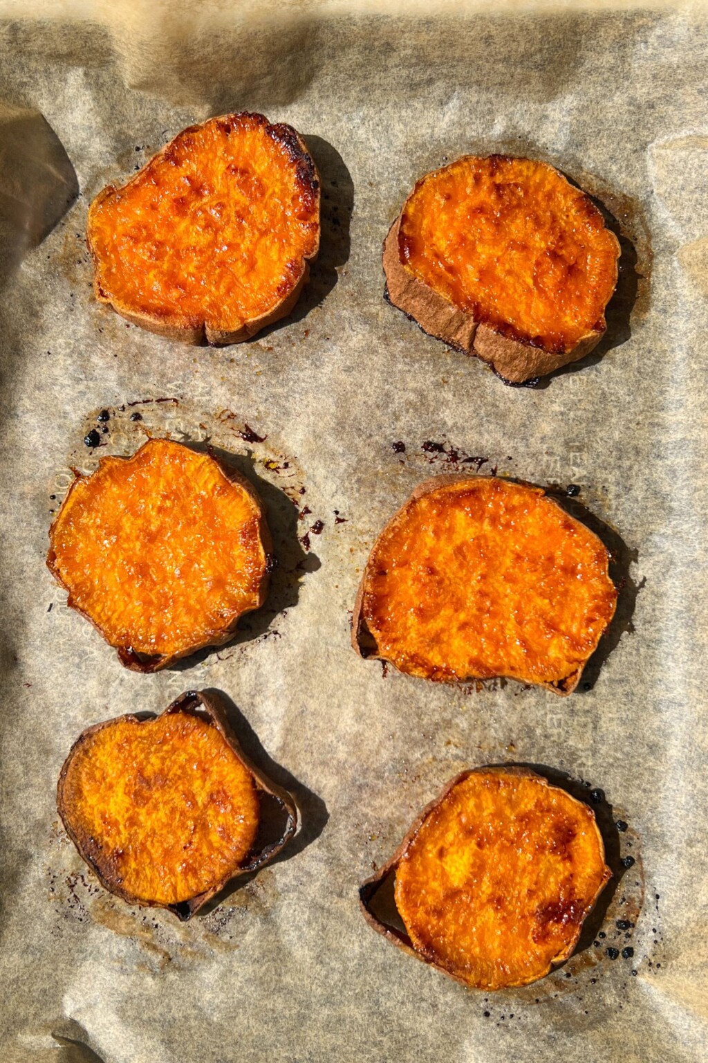 Roasted Sweet Potatoes Slices - Feasty Travels