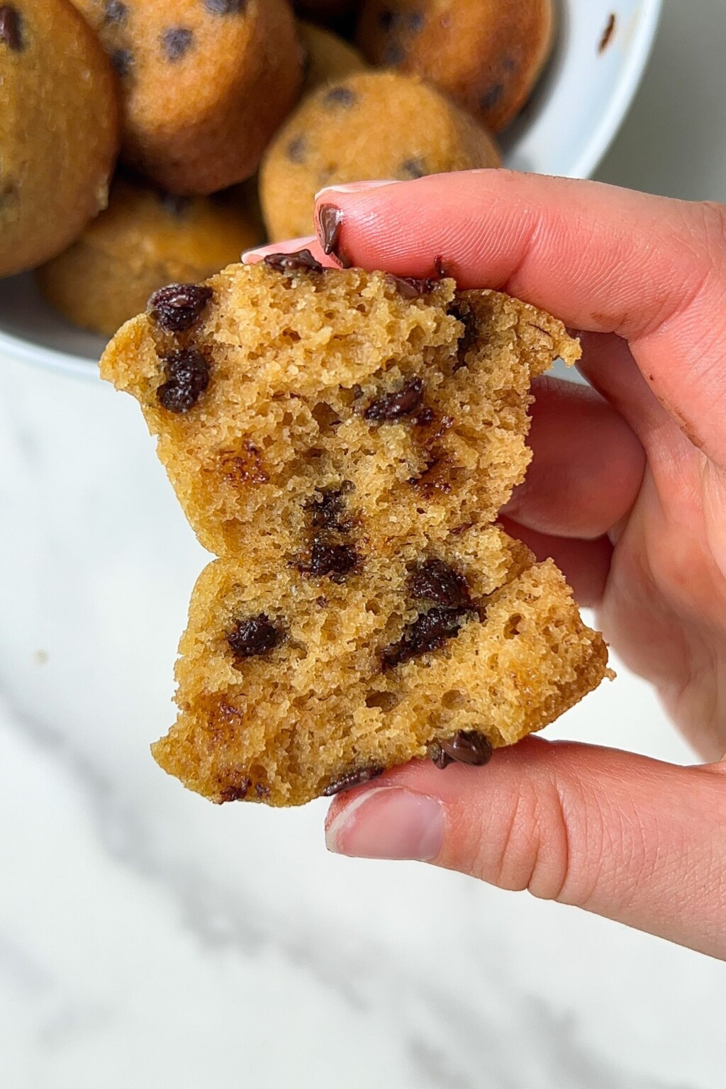 Choc Chip Mini Muffins Recipe - Feasty Travels
