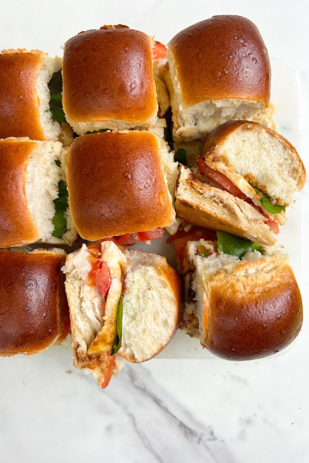Chicken Sliders with Hawaiian Rolls - Feasty Travels