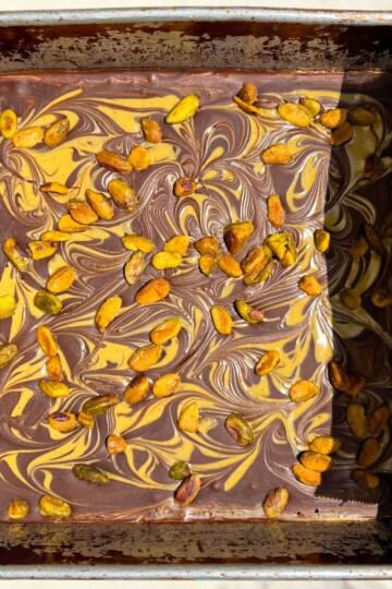 Pistachio Chocolate Bars Recipe - Feasty Travels