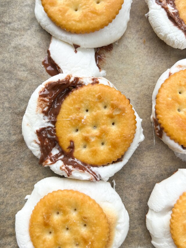 Oven-Baked Ritz Smores Recipe - Feasty Travels