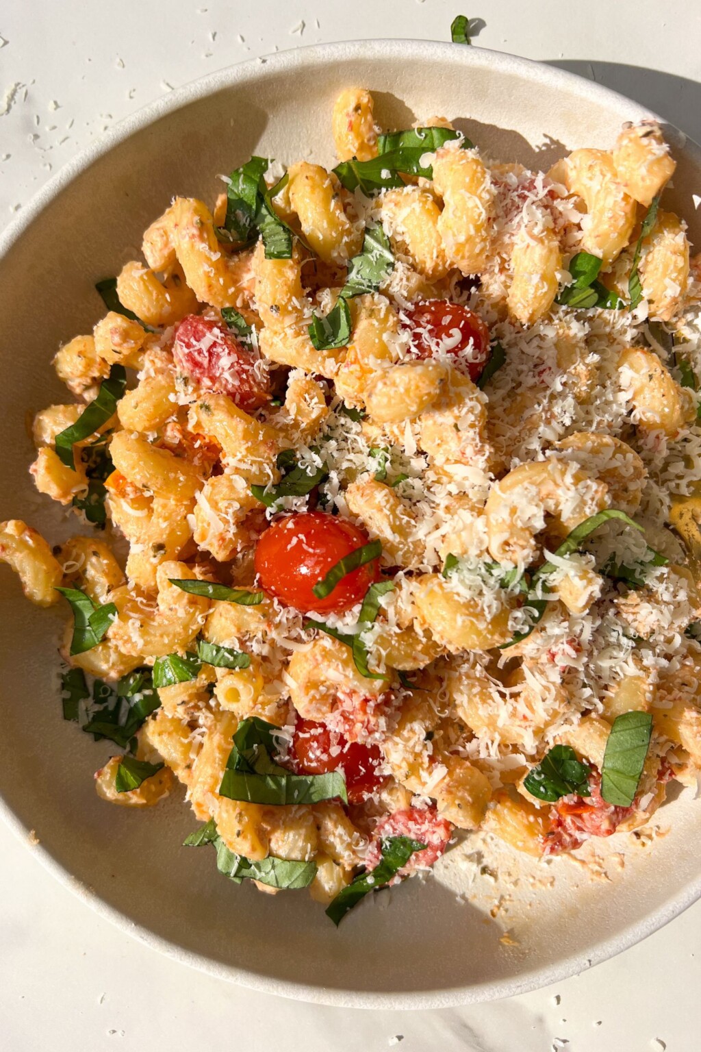 Baked Boursin Pasta Recipe - Feasty Travels