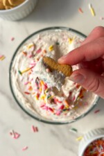 Easy and Nostalgic Funfetti Dip Recipe - Feasty Travels